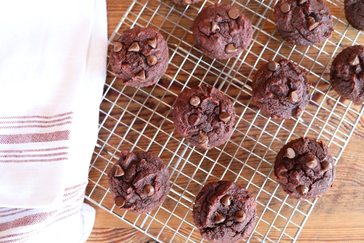 Gluten Free Chocolate Beet Muffins - From Scratch Farmstead