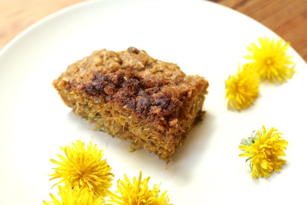 Gluten Free Dandelion Cake - From Scratch Farmstead