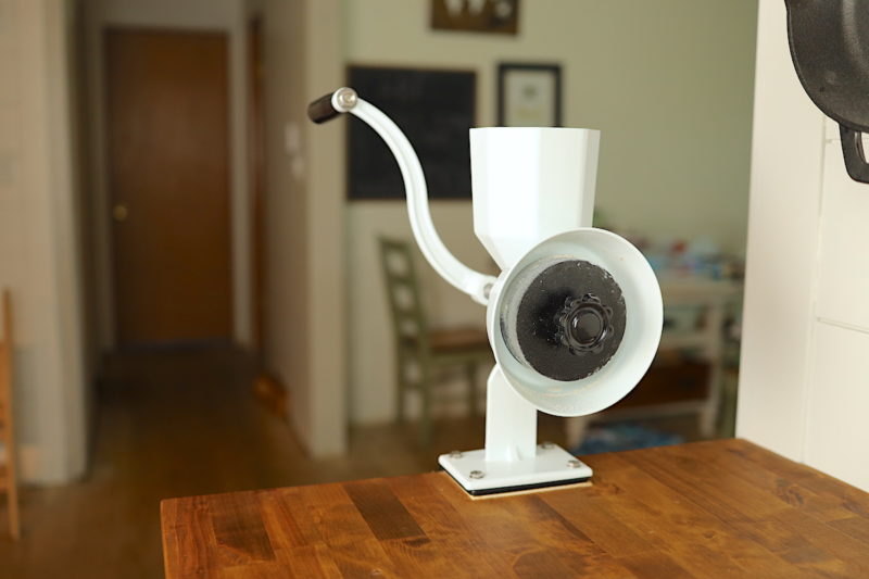 How to Make Flour | Using A Hand Grain Mill At Home - From Scratch ...