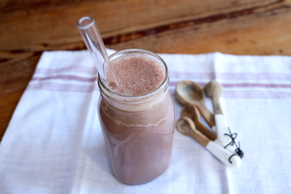 Simple Homemade Chocolate Milk with Cocoa Powder - From Scratch Farmstead