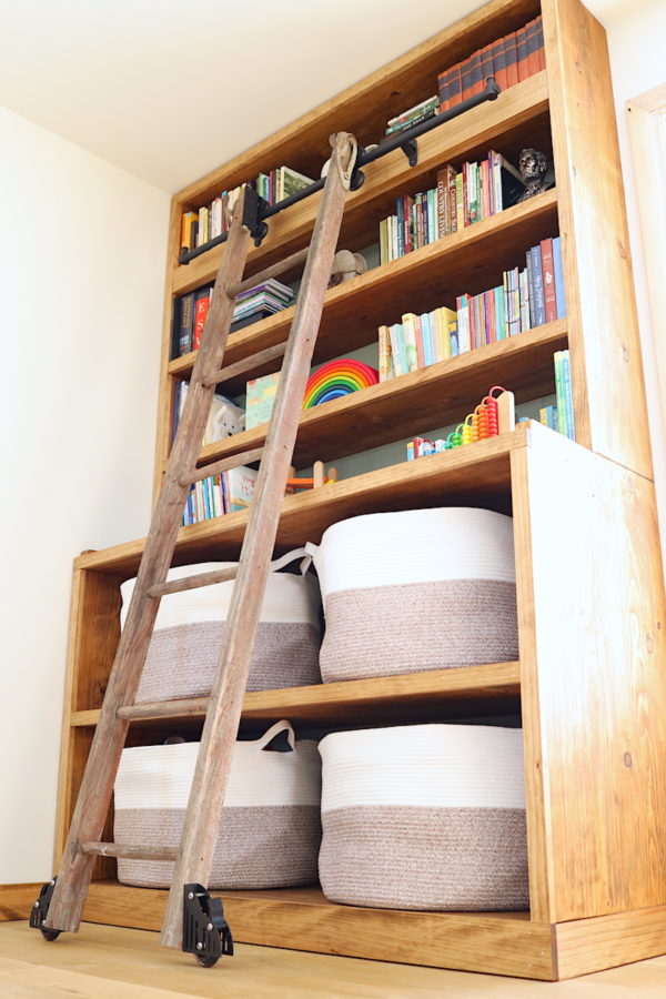 How To Install DIY Library Ladder Hardware - From Scratch Farmstead