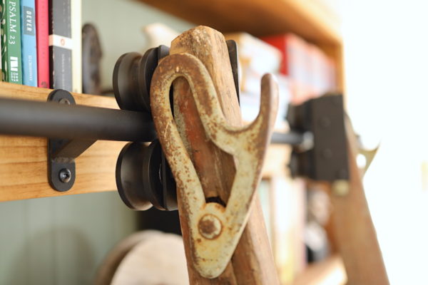 How To Install DIY Library Ladder Hardware - From Scratch Farmstead