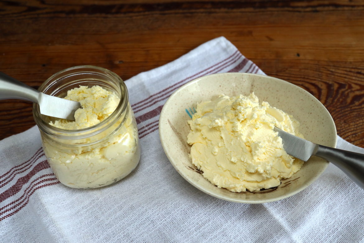 Homemade Cream Cheese 2 Ways - From Scratch Farmstead