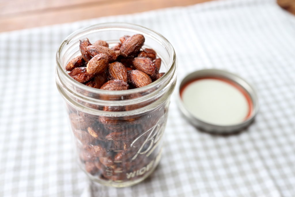 Cinnamon Maple Roasted Almonds (4 Ingredients!) - From Scratch Farmstead