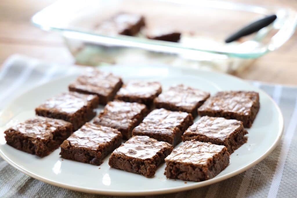 Fudgy Carob Brownies (GF Option) - From Scratch Farmstead