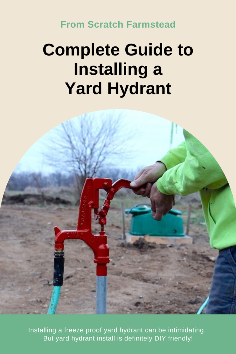 Yard Hydrant Install Complete Guide - Read This First! - From Scratch ...
