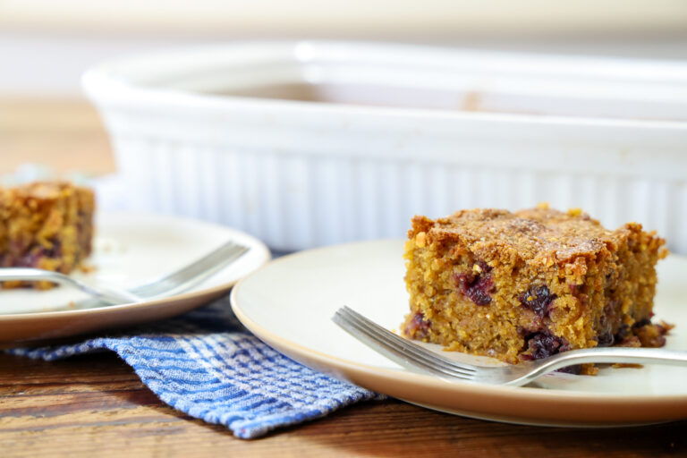 Blueberry Cornmeal Cake – Moist & Delicious! - From Scratch Farmstead